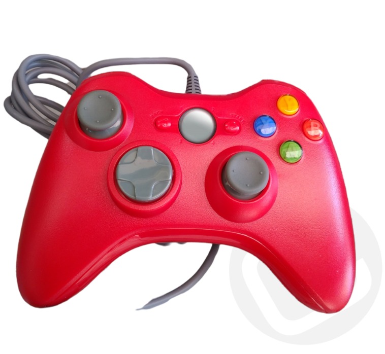 Control GamePad E-Touch Alámbrico / Rojo | https://compuaccesoriosmax.com/